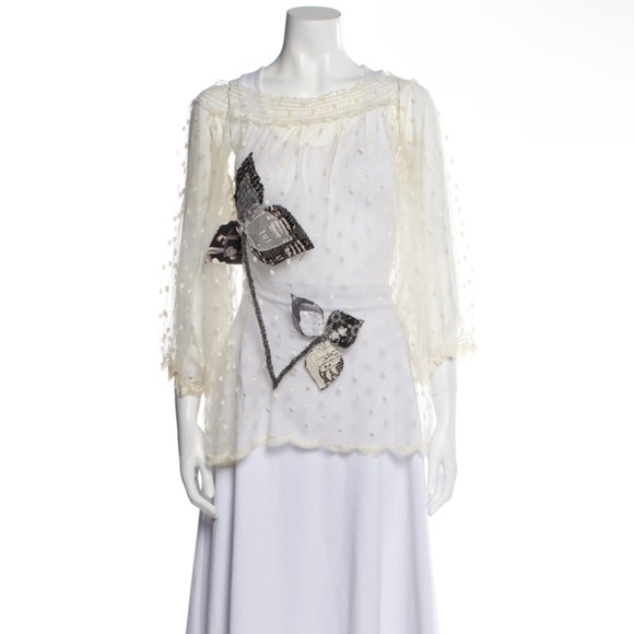 CHANEL | Tops | Chanel Runway Blouse | Poshmark